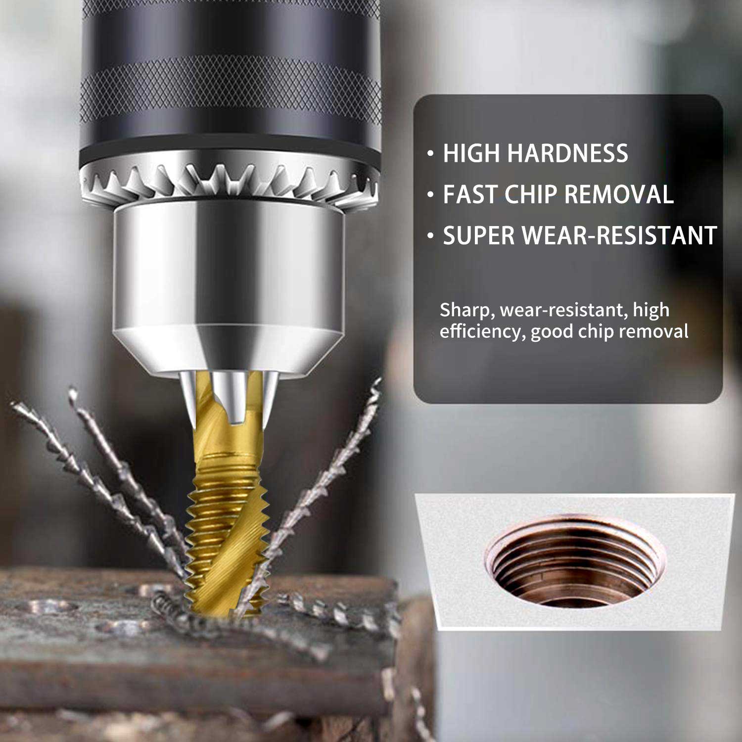 Drill and Tap Set in Titanium Combination - CE Certified