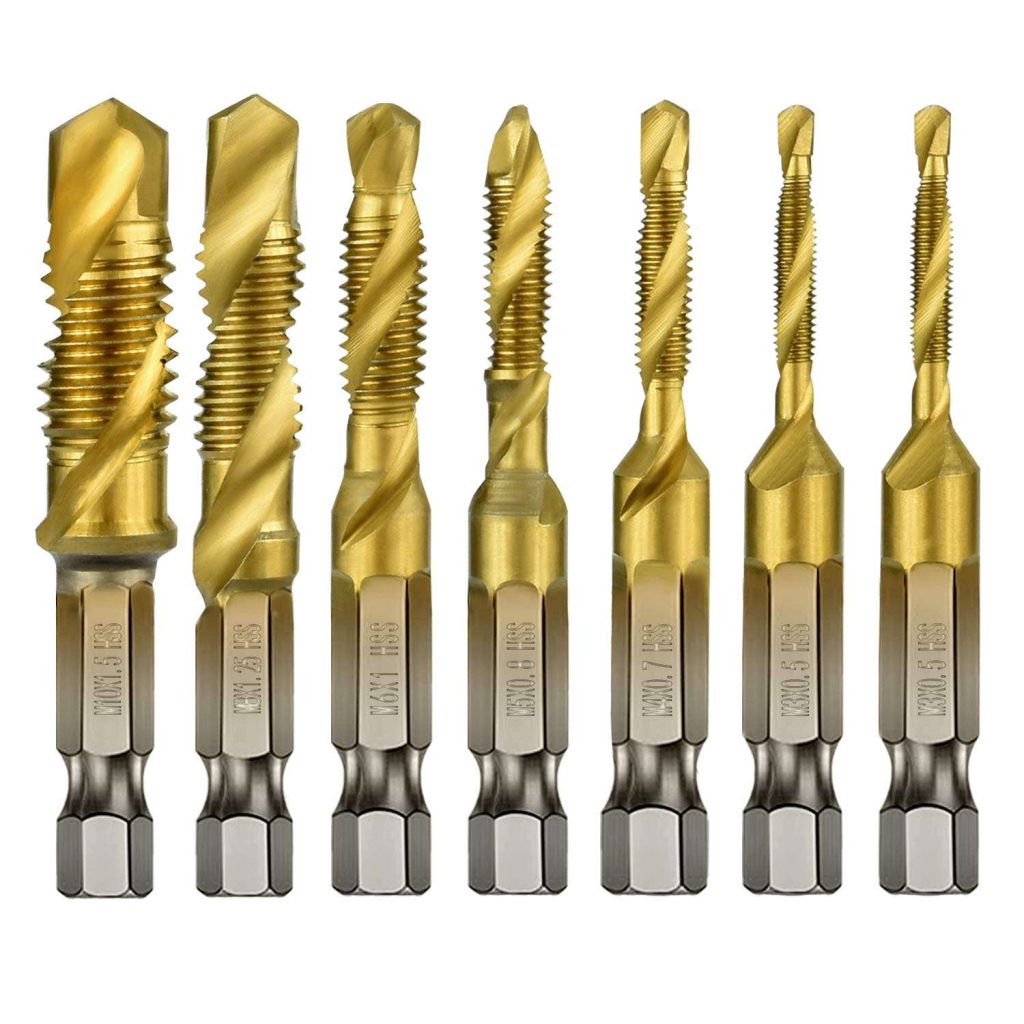Drill and Tap Set in Titanium Combination - CE Certified