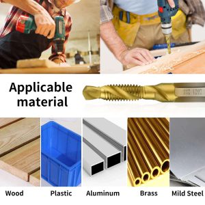 Drill and Tap Set in Titanium Combination - CE Certified